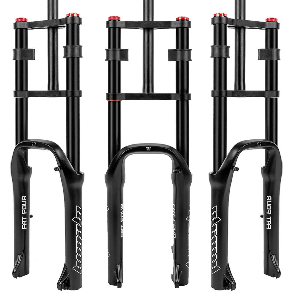 20 X 4.0 Inch Fat Snow Bikes Fork 1 1/8 Straight Tube Air Suspension ...