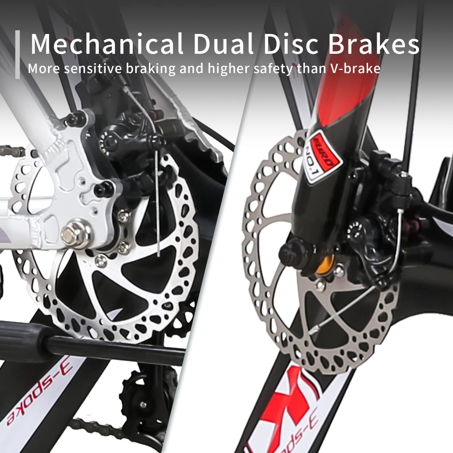 Eurobike 29” / 27.5″ Mountain Bike Lightweight Aluminum Frame 21 Speed ...