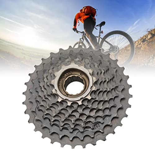 Bike Freewheel,9 Speed Threaded Freewheel 13‑T Mountain Bike Freewheel ...
