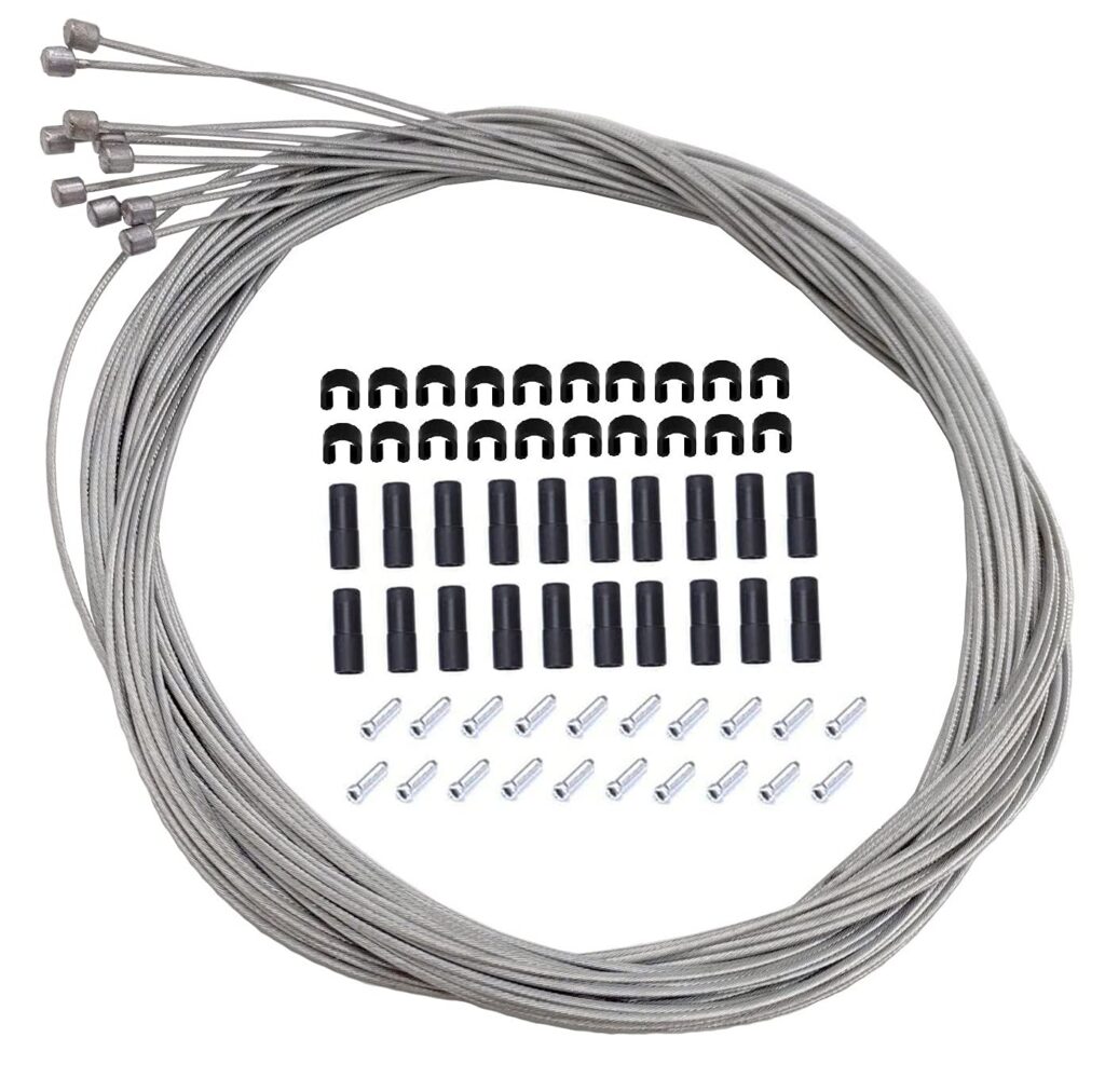 BlueSunshine 10 Pcs 1.8m Length Bike Replaceable Cycling Shifter Cable ...