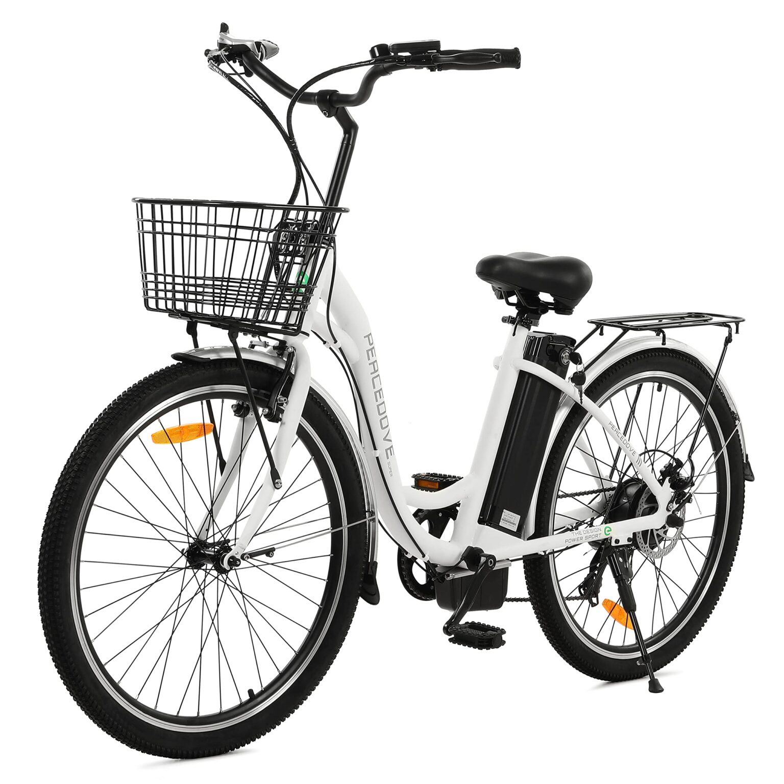 ECOTRIC Citycruiser Electric Bike 26′ E Bike 350W Motor Bicycles ...
