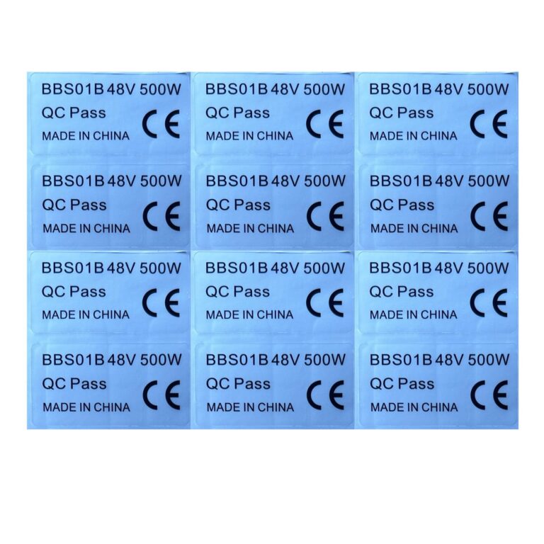 Electric Bicycle 48V 500W Mid Drive Motor Sticker eBike Conversion Kit ...