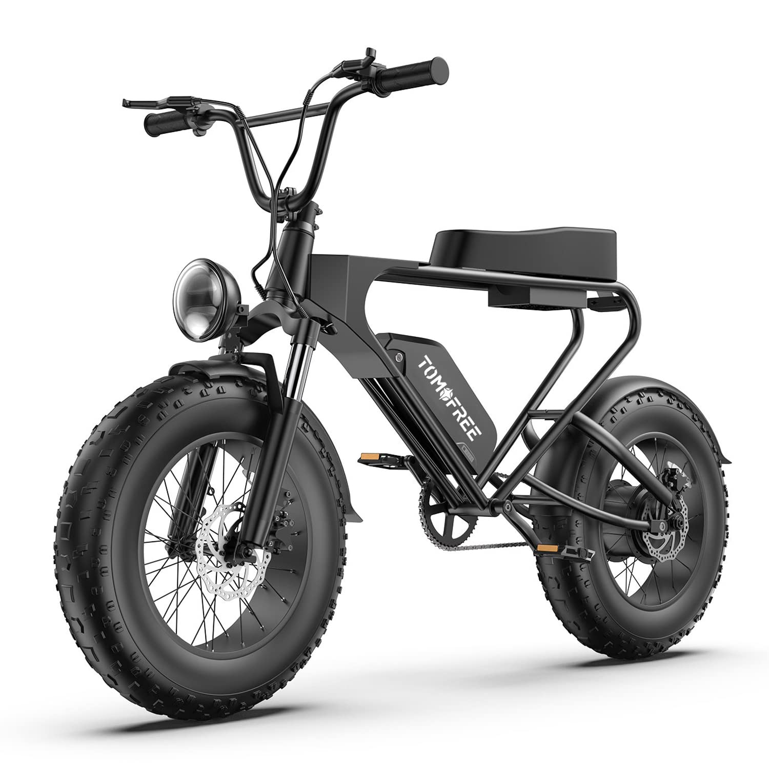 Electric Bike 1200W Motor Ebike 20”×4.0” Fat Tire Dirt Bike 32MPH 40 ...