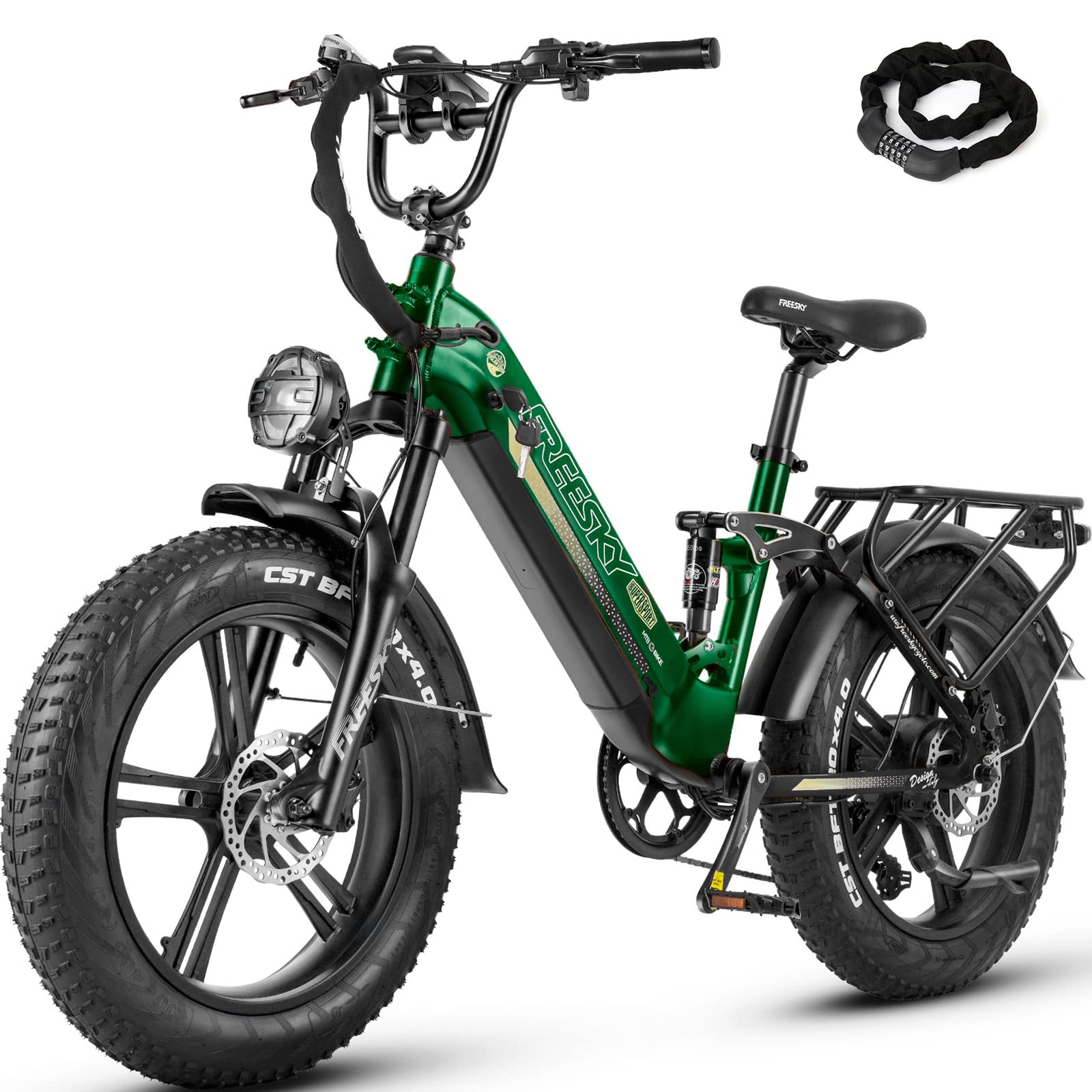 FREESKY Electric Bike for Adults 750W Motor 48V 15Ah Samsung Battery 30 ...