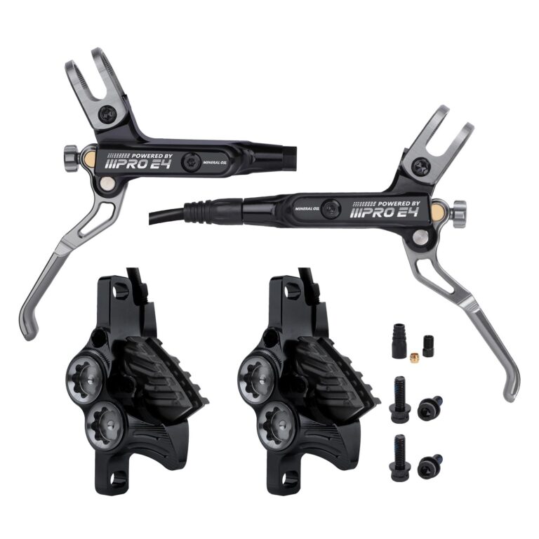 IIIPRO E4 Mountain Bike 4 Pistons Hydraulic Disc Brake Set Aluminium ...