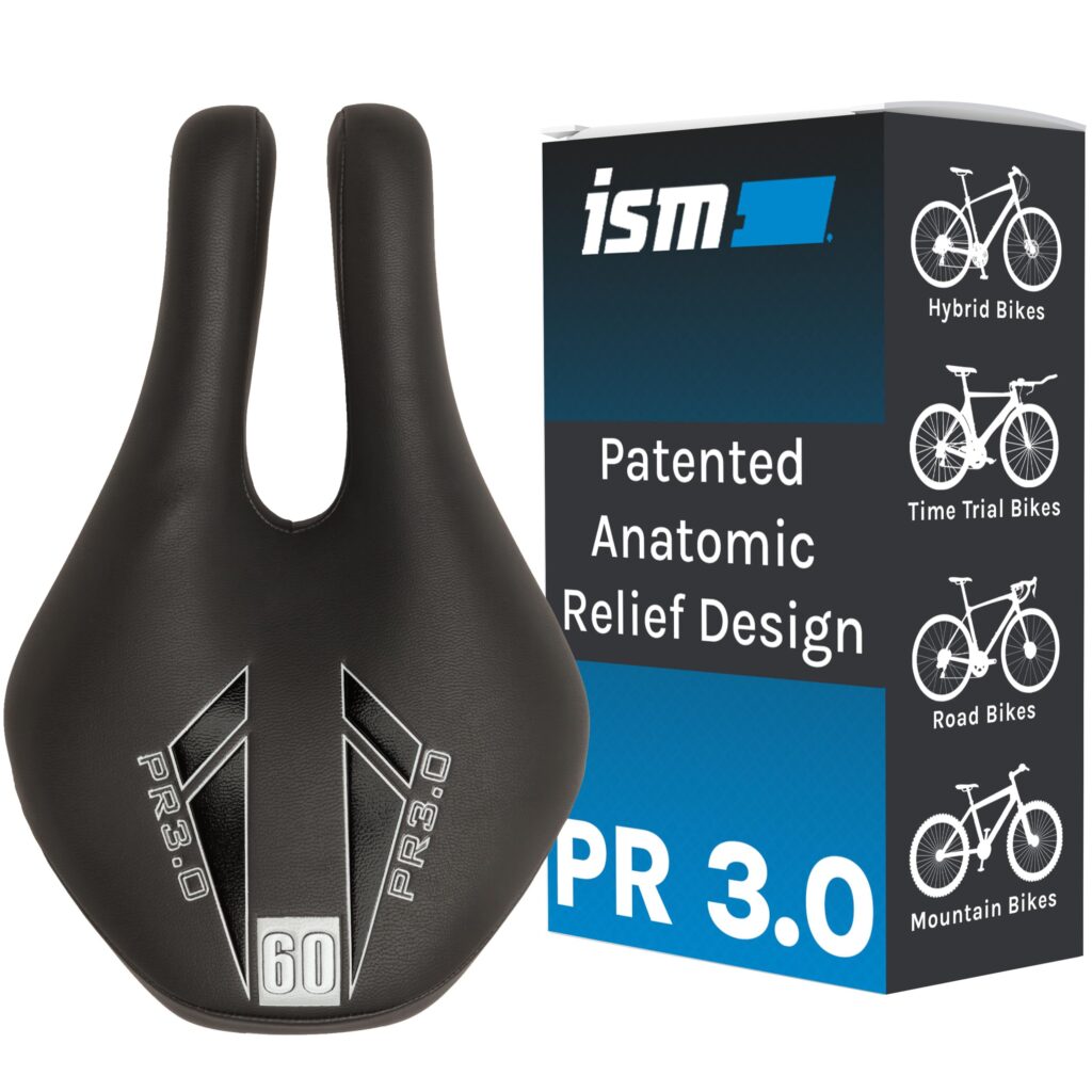 ISM PR Series Noseless Bicycle Seat - Anatomic Relief Saddle for Hybrid ...