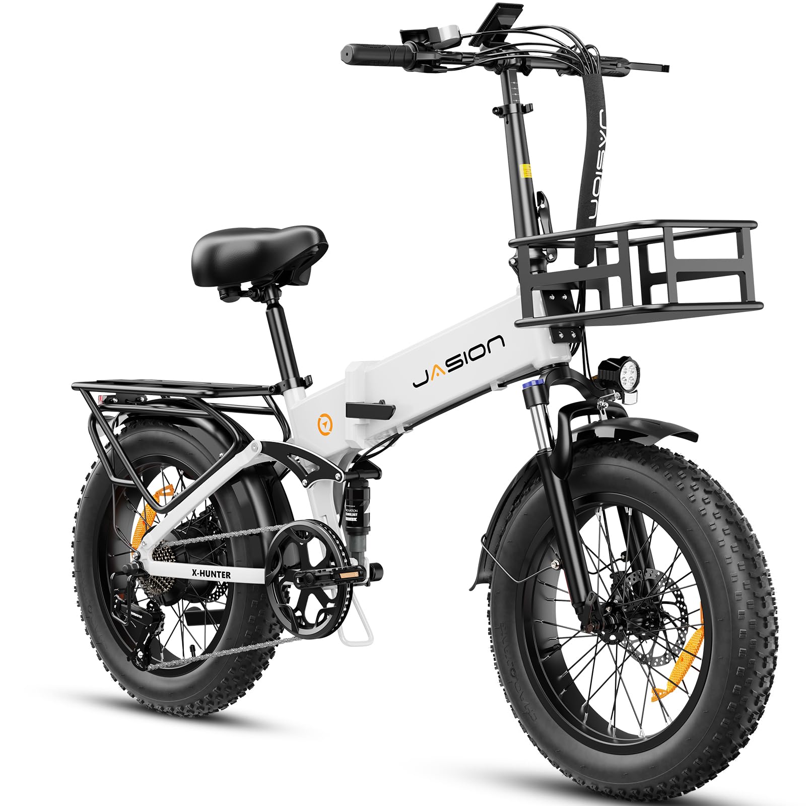 Jasion X-Hunter Electric Bike for Adults, 1400W Peak Motor 30MPH Max ...