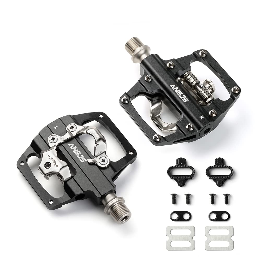 MTB Mountain Bike Pedals Dual Function/Sided Platform Compatible with ...