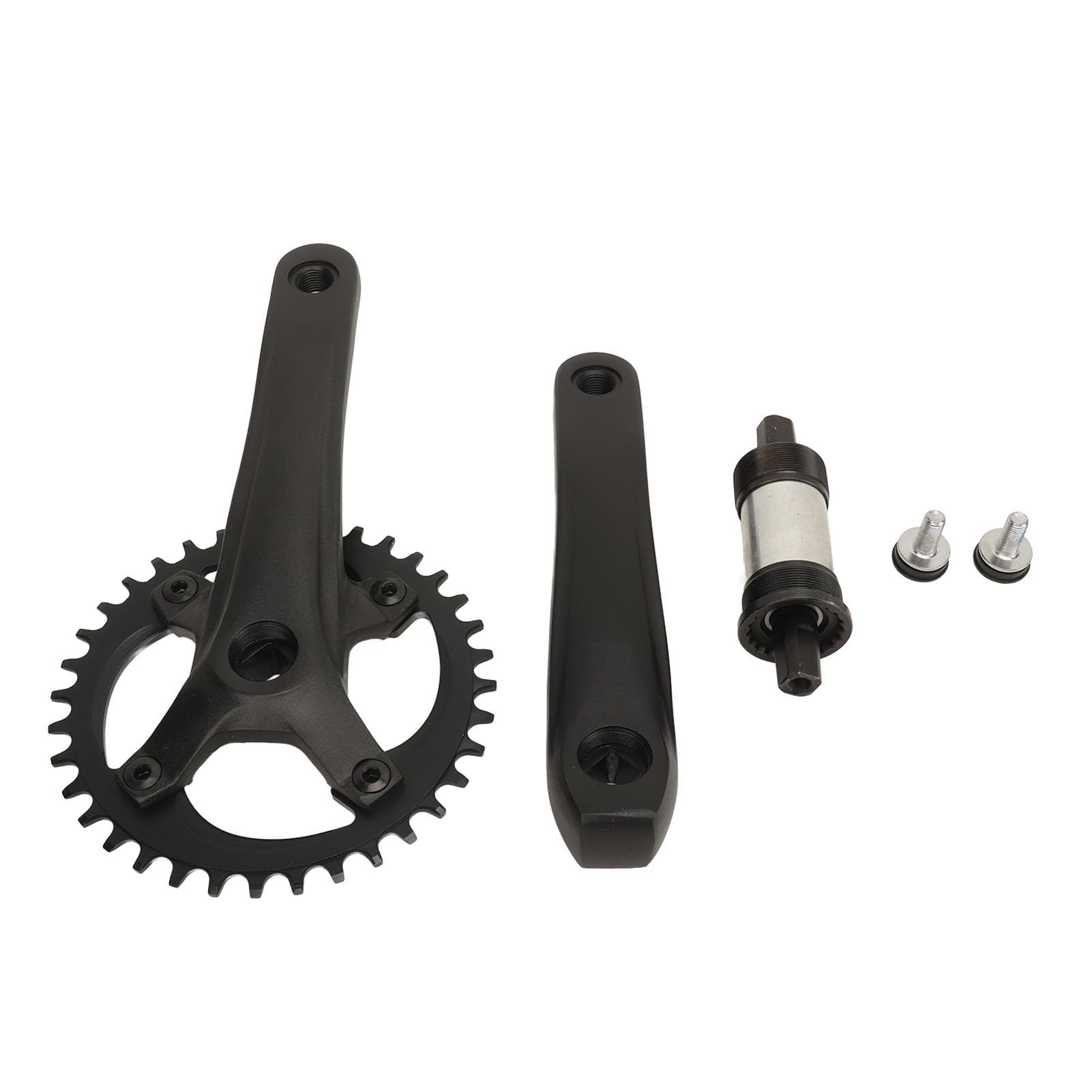 Mountain Bike Crankset 104mm BCD Square Taper, Single Disc 7‑12 Speed ...